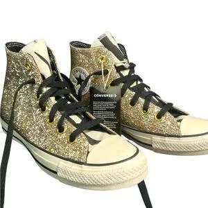 Converse All Stars | Shoes | Converse Chuck Taylor Gold Glitter Unisex ...